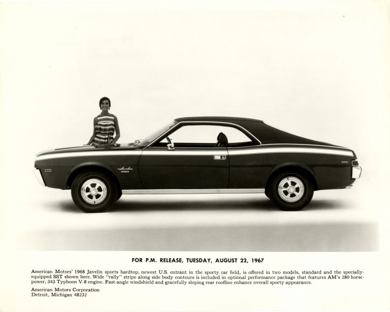 August 22, 1967 - AMC throws a Javelin into the Pony Car market - This ...